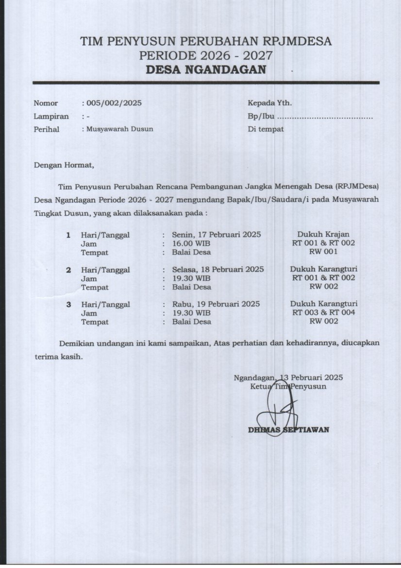 Musdus Time! - Desa Ngandagan